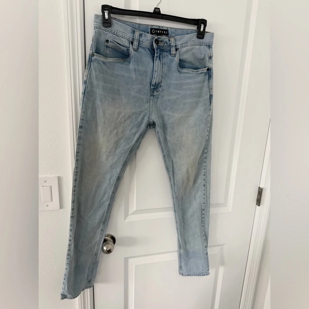 Empyre | Jeans | Empyre Mens Slim Straight Fit Light Wash Jeans Size 32 ...